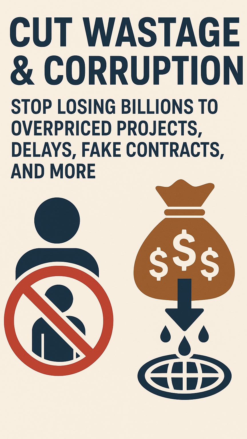 Cut Wastage & Corruption