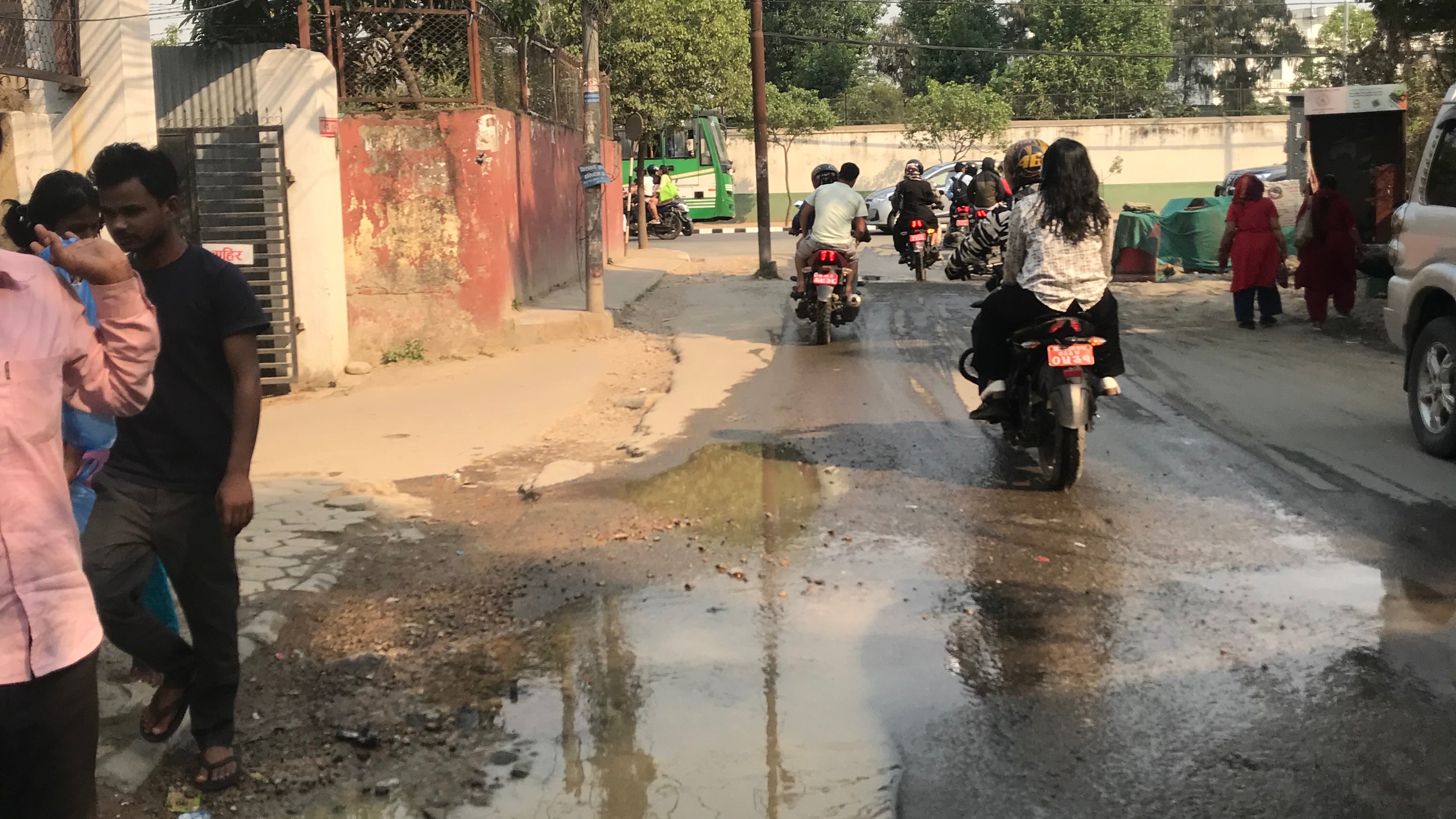 Fix the Kanti Marg road of Teaching hospital area as soon as possible