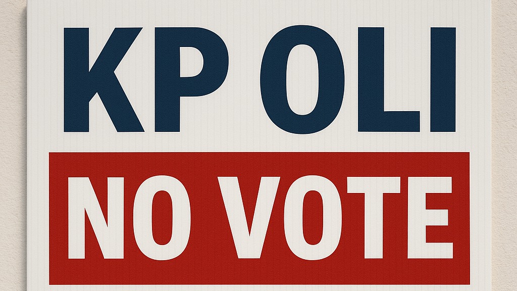 NO VOTE TO KP SHARMA OLI AND YE.MA.LE (CPN UML) ON UPCOMING 2084 ELECTION